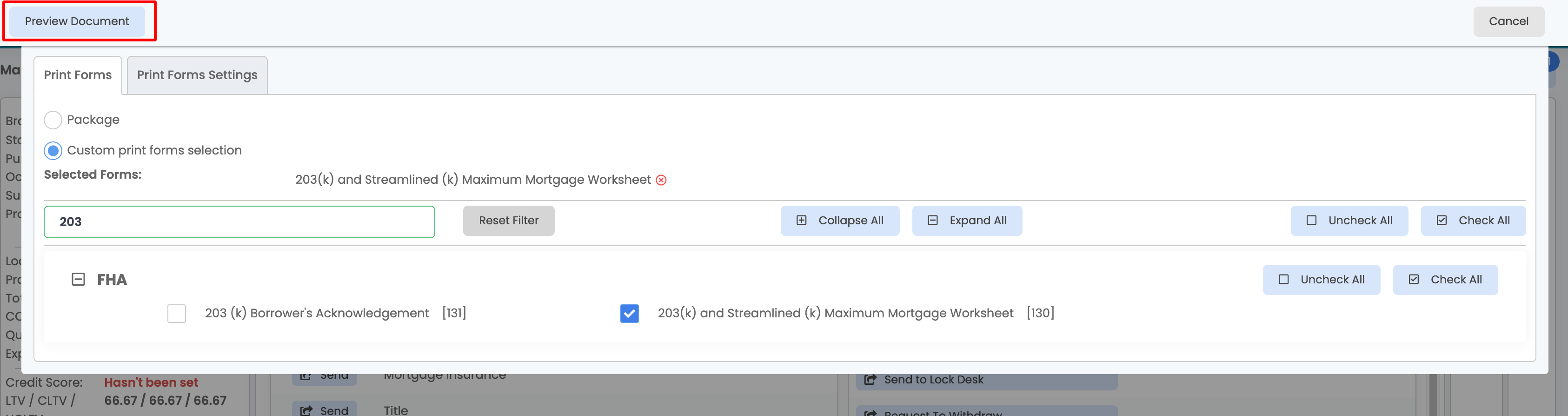 How to do FHA 203K Loan in LendingPad?