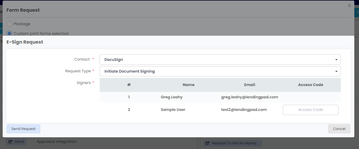 DocuSign Access Code Update