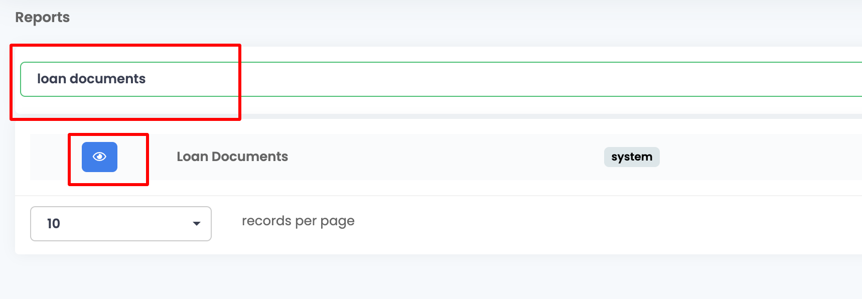 Loan Document Labels