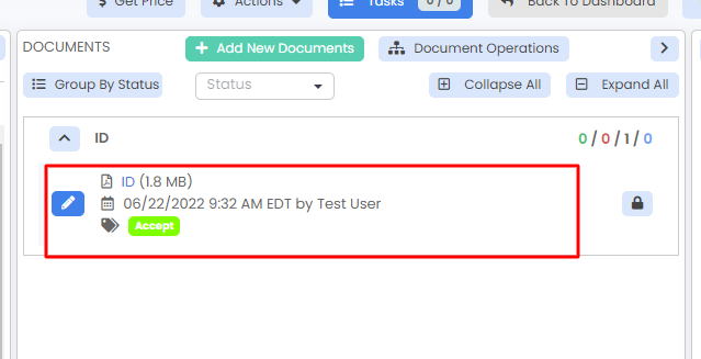 Loan Document Labels