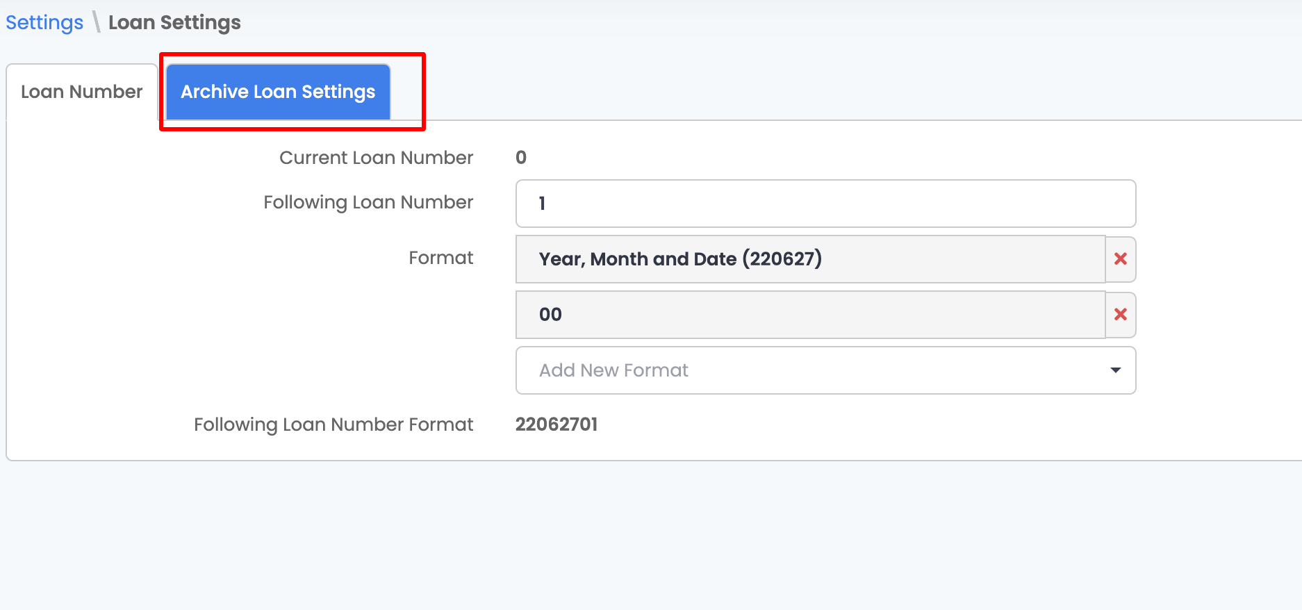 How to set Archive Settings?