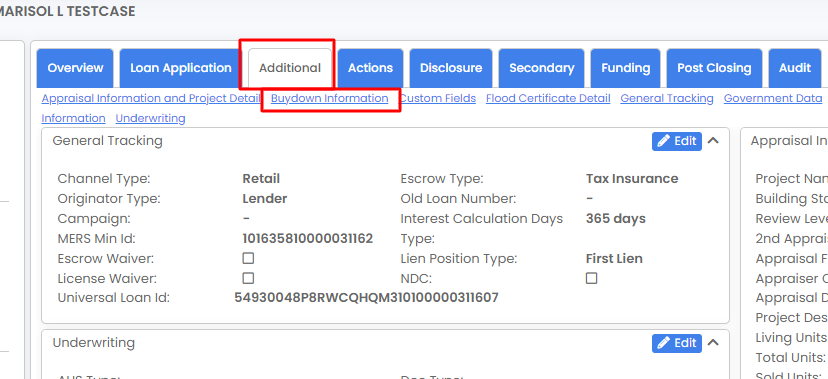 How to enter a Buy Down program?