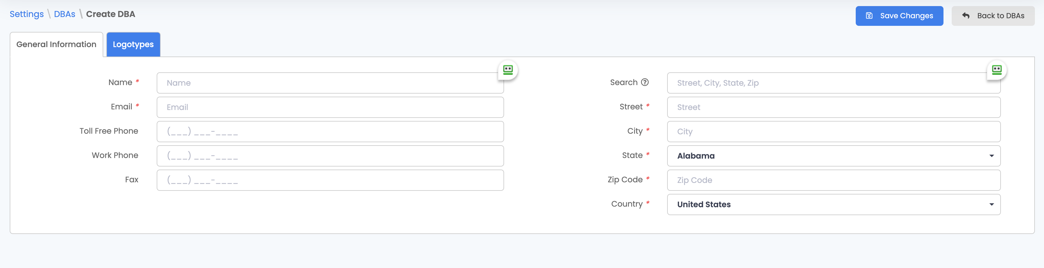 How to create a DBA?