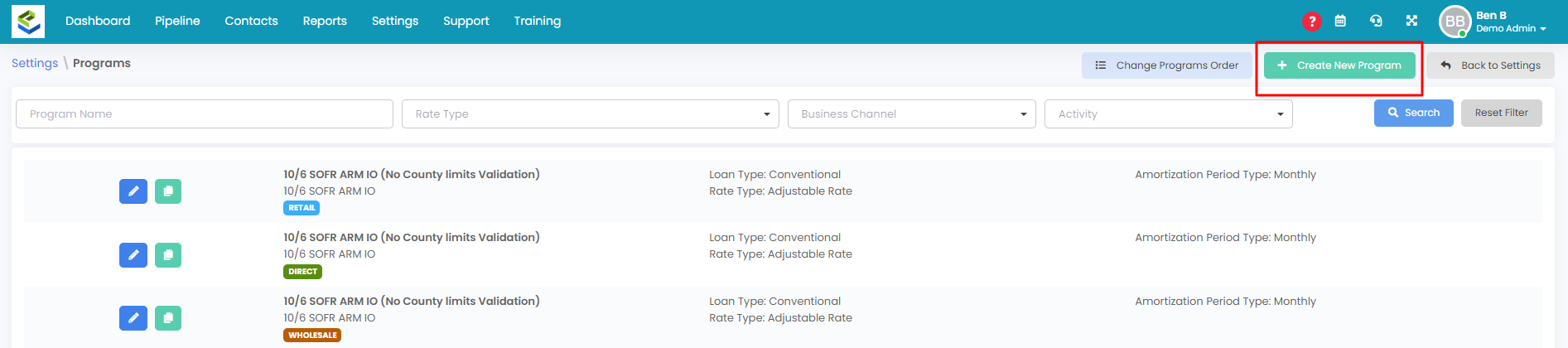 How to enter a Buy Down program?