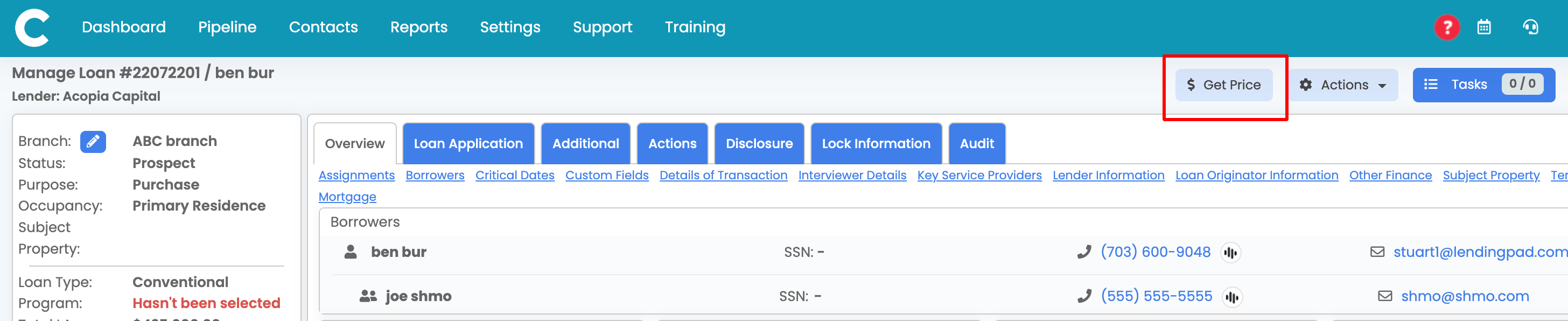 How to Set Up/Run Lender Price Pricing Engine.