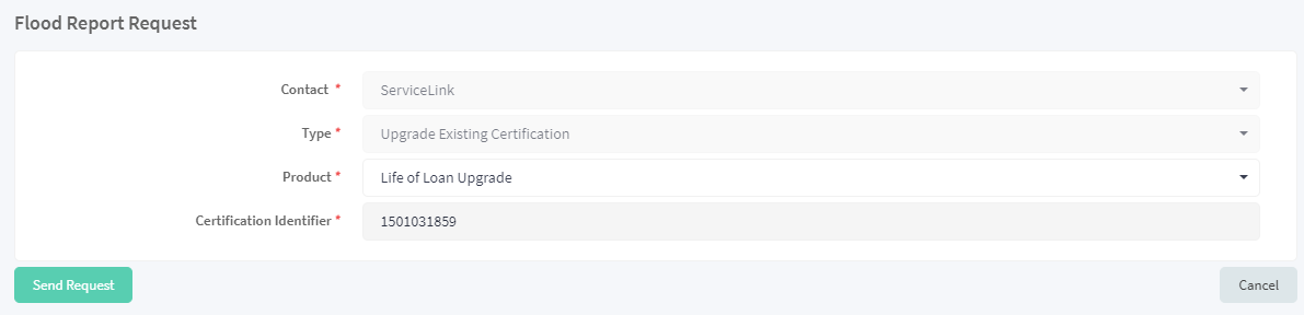 How to Setup ServiceLink Flood Report Action