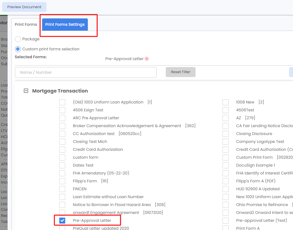 How to Access Disclosures and forms in Print Forms Library?