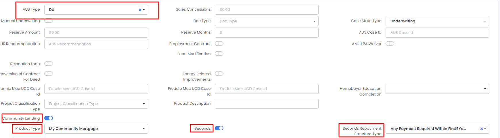 How to enter seconds or DPA?