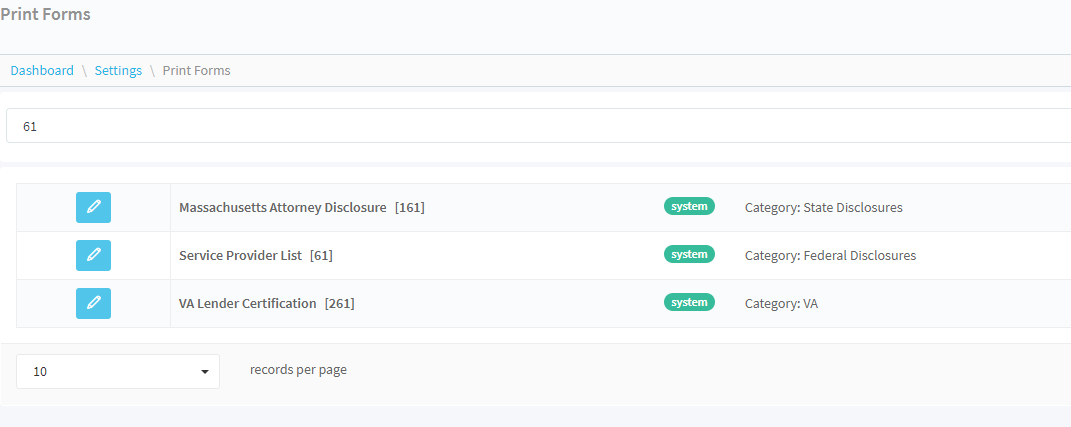 Service Provider List vs Service Providers
