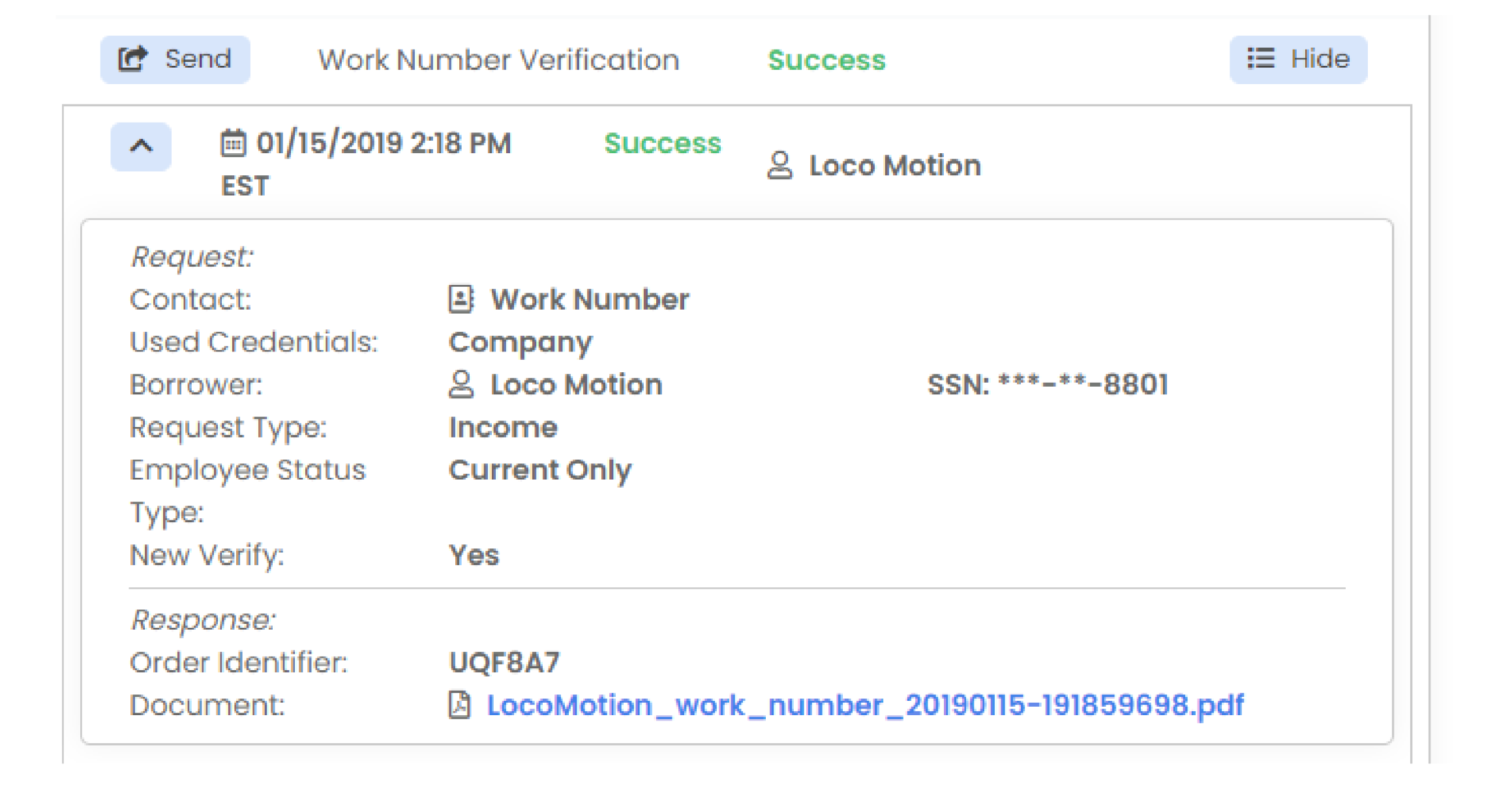 How to Setup & Run Work Number Verification Action